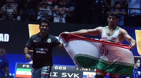 Hassan Yazdani Wins Historic Gold At World Wrestling Championships