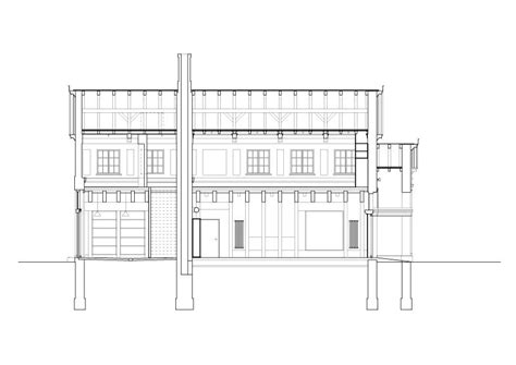 Longitudinal Section Danish Architecture Architecture Office House