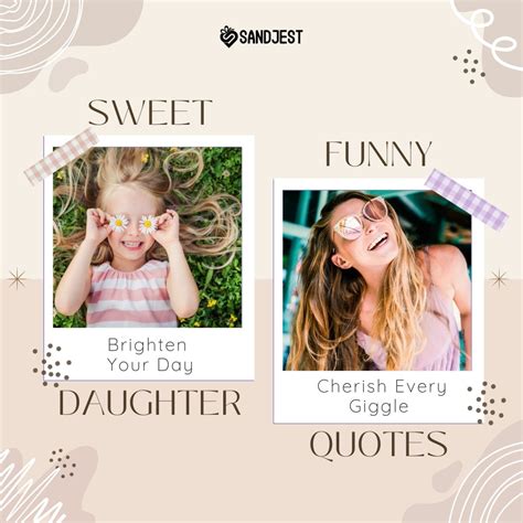 Sweet And Funny Daughter Quotes Sandjest Ts
