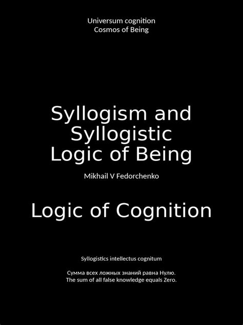 Advanced Syllogistic Logic Pdf Social Psychology Political Science