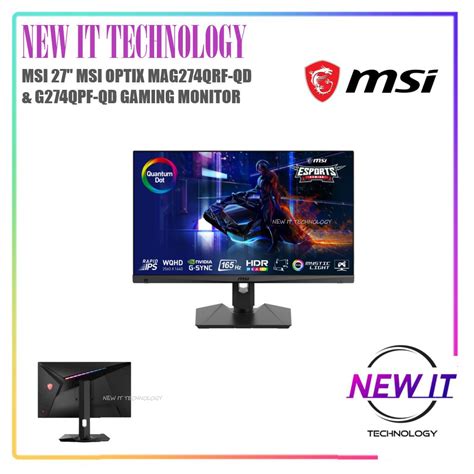 Msi Optix Mag Qrf Qd Hz G Qpf Qd Hz Quantum Dots Ips X Wqhd Ms G Sync