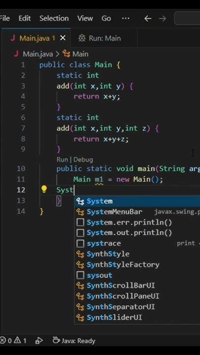 Java Methods Overloading Java Complete Course 47 Viral Shorts