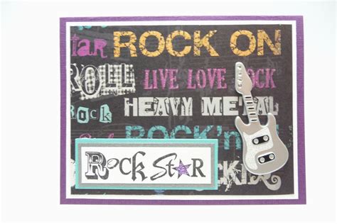Rock And Roll Birthday Cards Rock 39 N Roll Birthday Card Rock Star
