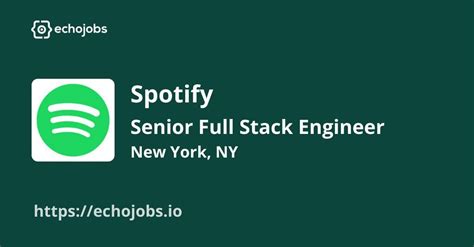 Spotify Is Hiring Senior Full Stack Engineer Platform Usd 156k 223k New York Ny Nodejs