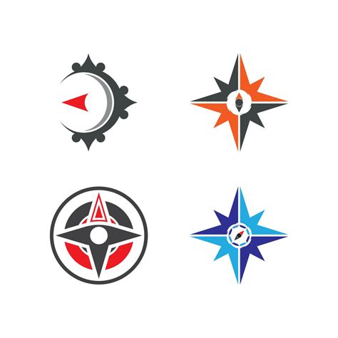 Compass Logo Template Vector Icon 7867136 Vector Art At Vecteezy