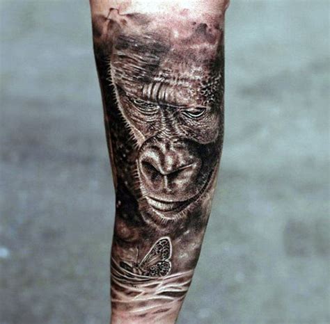 Mens Gorilla Tattoos Top Tattoos Tattoos For Guys Sleeve Tattoos