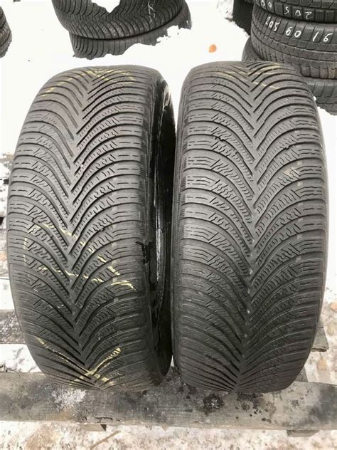 Michelin Alpin 5 215/60r16 пара зима резина шини б/у склад оригінал: 2 ...