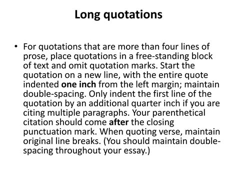 Quotations Mla Style Ppt