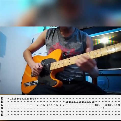 Scissor Seven Opening 1 Guitar Covertutoriallesson With Tabs Youtube