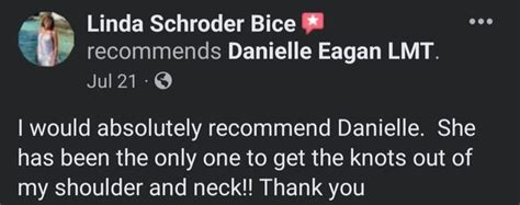 Danielle Eagan Lmtocc Updated July 2025 Request An Appointment