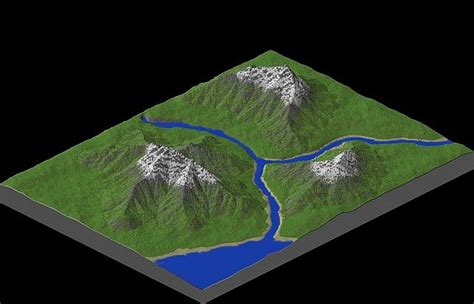 River Of Thyia Custom Terrain Minecraft Building Inc