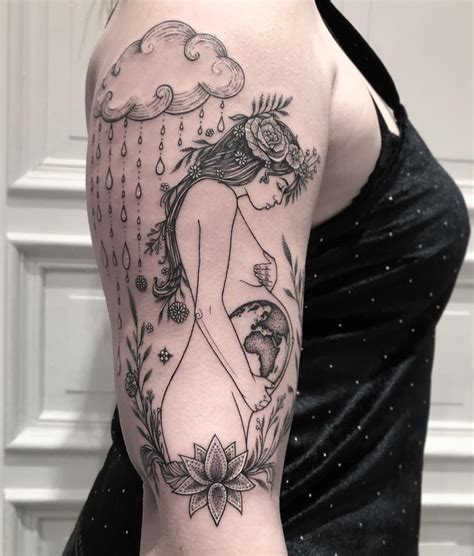 Pin By Nichole Castleberry On Tattoo Mother Earth Tattoo Earth