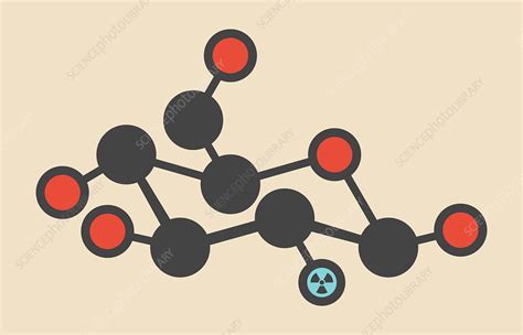 Fludeoxyglucose 18f Molecule Stock Image F013 0401 Science Photo Library