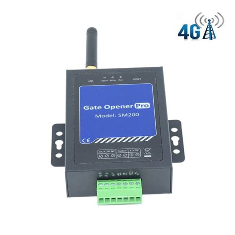 GSM 4G LTE Gate Opener SMS Call Remote Control Single Relay ON OFF