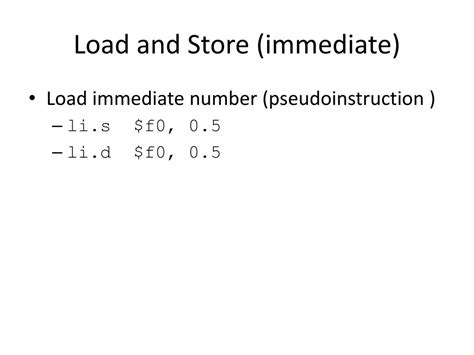 Ppt Mips Mul Div And Mips Floating Point Instructions Powerpoint