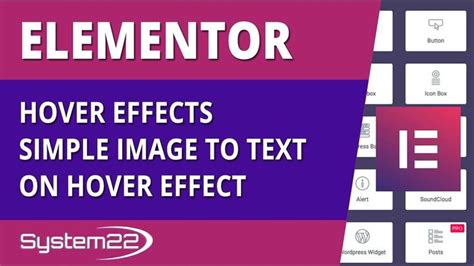 Elementor Hover Effects Simple Image To Text On Hover Effect 👍 Text Image Custom Icons Text