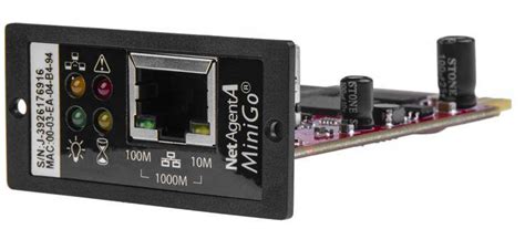 Karta SNMP NetAgent MiniGo DL801 do zdalnego sterowania pracą UPS | AMSO