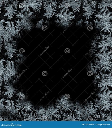Ice Frost Frame Royalty Free Stock Image 97065202