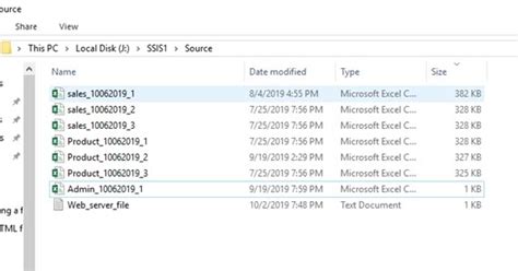 Microsoft Business Intelligence Filter The File Name Using Regular