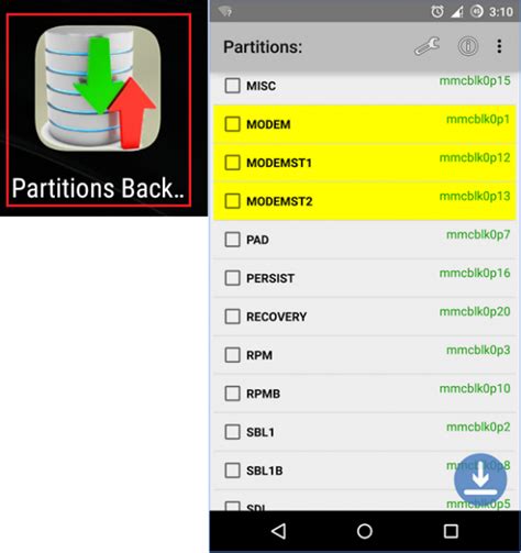 Huawei Phone Partitions Backup