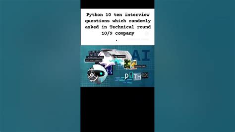 Python Top Ten Interview Questions Top10 Dataanalytics Interviewtips Interviewquestions