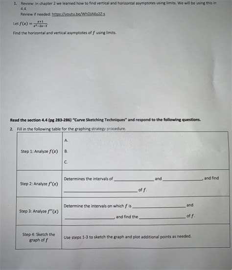 Solved Review In Chapter We Learned How To Find Chegg