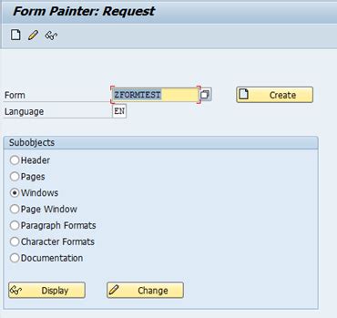 Create Sap Sapscript