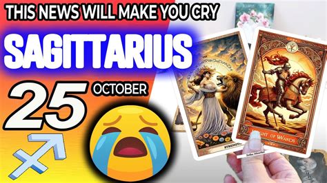 Sagittarius ♐🔞this News Will Make You Cry😭🆘 Horoscope For Today October