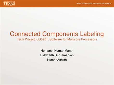 Connected Components Labeling