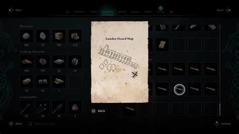 Assassins Creed Valhalla Treasure Hoard Map Lunden Secrets Locations