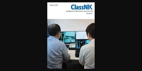 Classnk Updates Remote Survey Guidelines Smart Maritime Network