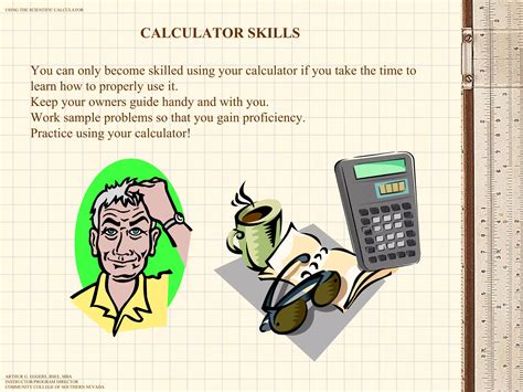 using the scientific calculator ppt