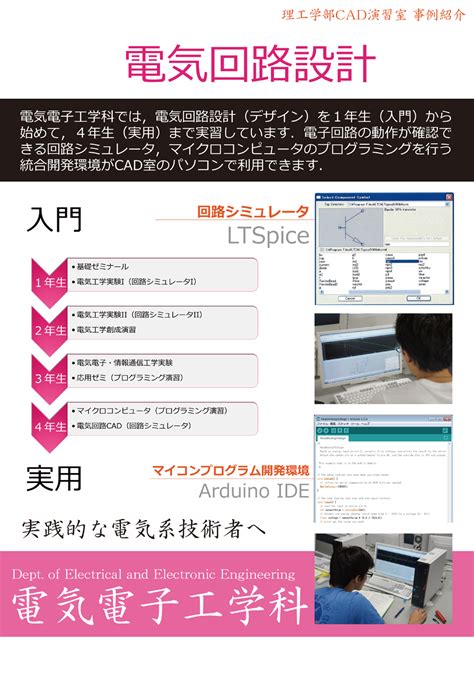 電気電子工学科の利用事例