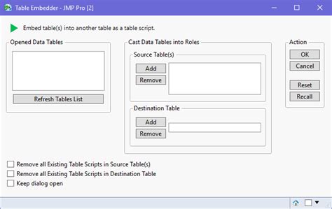 Table Embedder Add In Jmp User Community