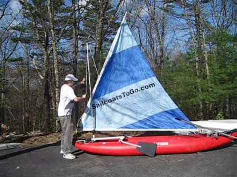 Assembly Of Sailboatstogo Kayak Sail Rig For Aire Sevylor Youtube