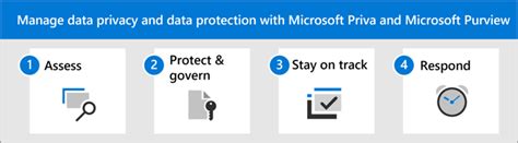 ניהול פרטיות והגנה על נתונים microsoft priva ו microsoft purview