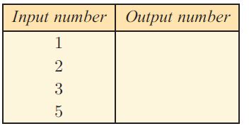 Input Output Tables Worksheet