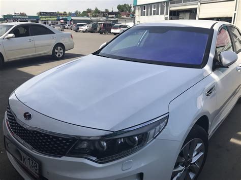 Атермалка на лобовое и боковые стёкла — KIA Optima (4G), 2,4 л, 2017 ...