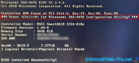 physical disks not detected by the adaptec smartraid 3154 8i8e