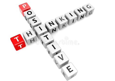 Positive thinking compass stock illustration. Illustration of excellent ...