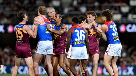 AFL Round 16 Brisbane V Melbourne Hugh McCluggage Kicks Winner Simon