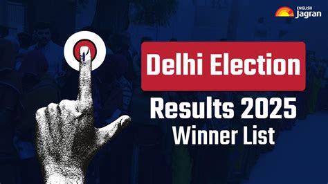 Delhi Election Result 2025 Winner List Bjp Sweeps Delhi With 48 Seats