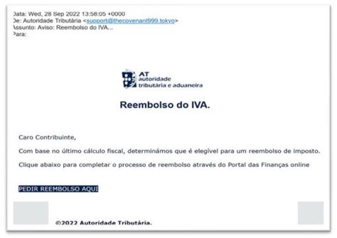 Campanha De Phishing Usa Imagem Da Autoridade Tributária Para Roubar