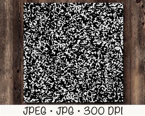 Composition Book Pattern Digital Wallpaper Background Instant Etsy