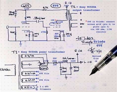 Simple Triode Se6v6 Amp Super Best Audio Friends