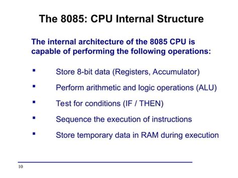8085architecture Of Microprocessor Electricals Ppt