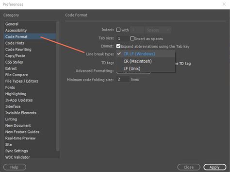 solved applying source formatting inserts bugs in php cod adobe