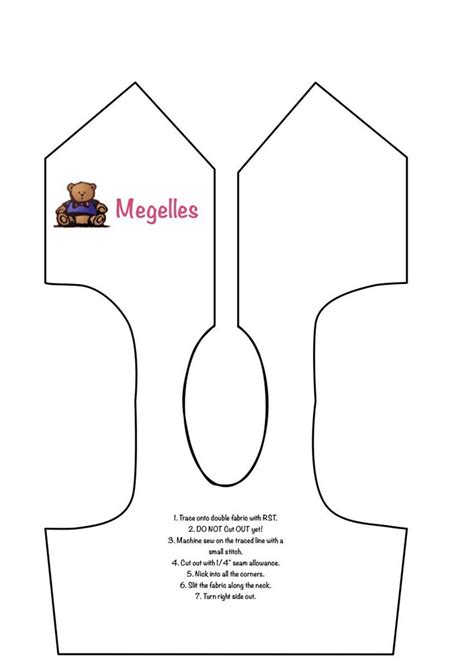 Teddy Bear Vest Sewing Tutorial Easy Diy Project