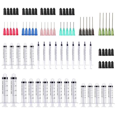 3 Mo Finance BSTEAN 30 Pack 1ml 3ml 5ml 10ml 20ml Syringes With