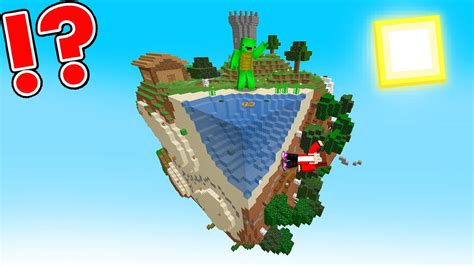 JJ And Mikey SURVIVE On PLANET With GRAVITY In Minecraft Maizen YouTube